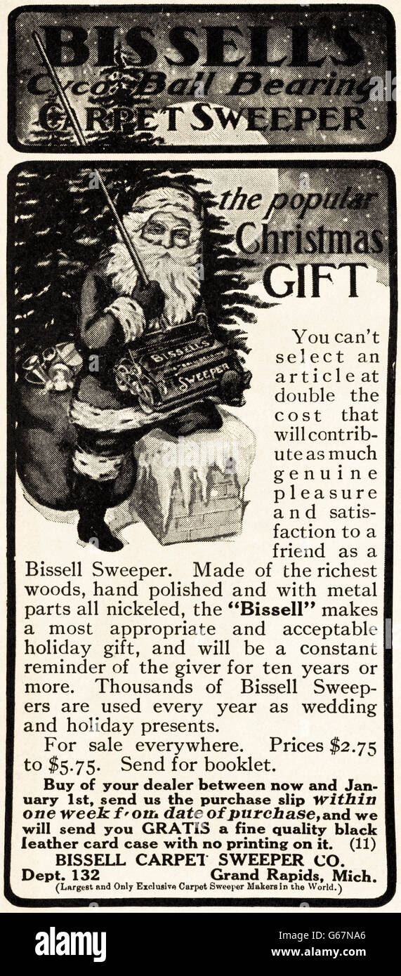 Original old vintage American magazine advert from the Edwardian era ...