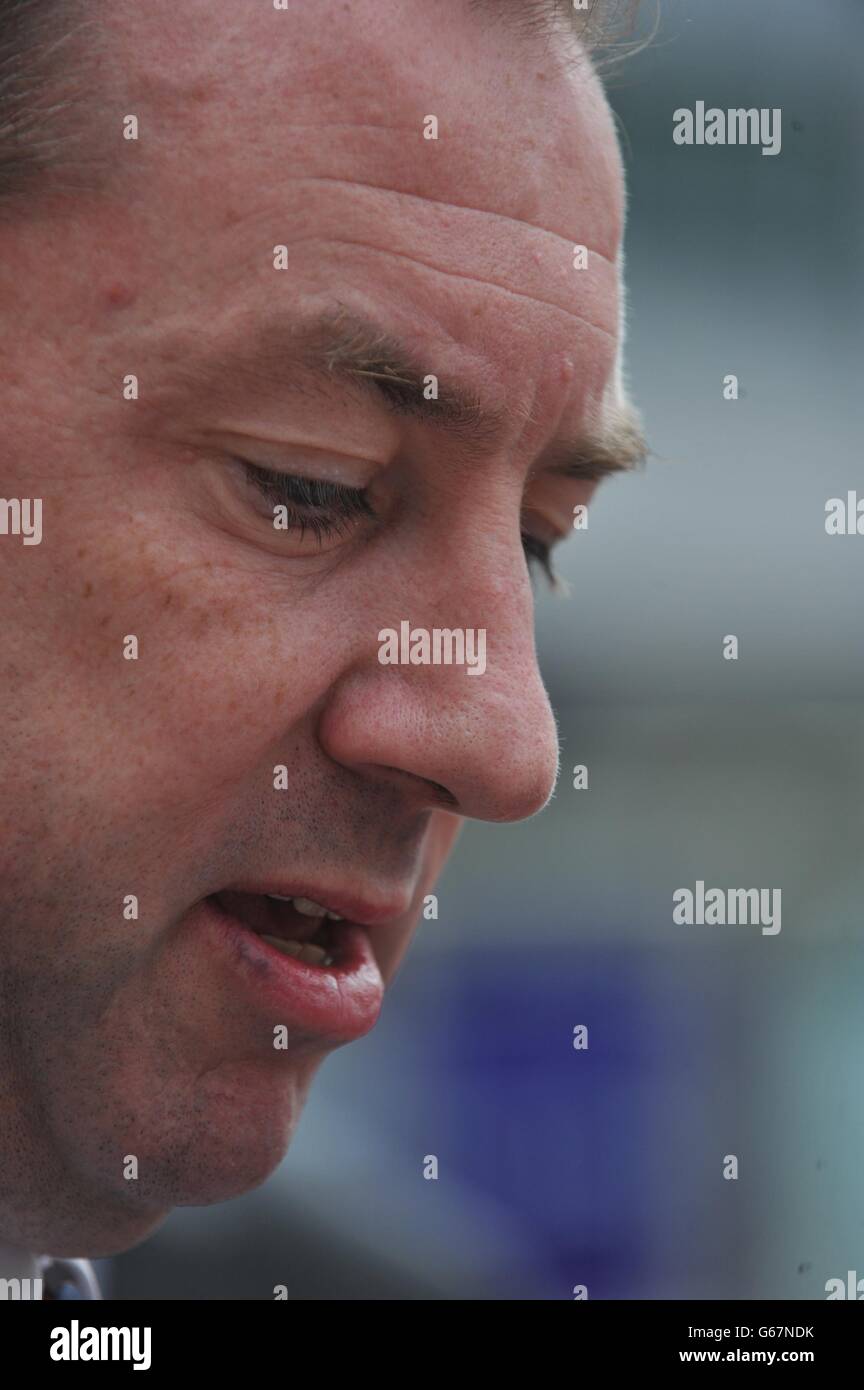 Oisin Quinn, the Lord Mayor of Dublin, speaking in Dublin today as the ...