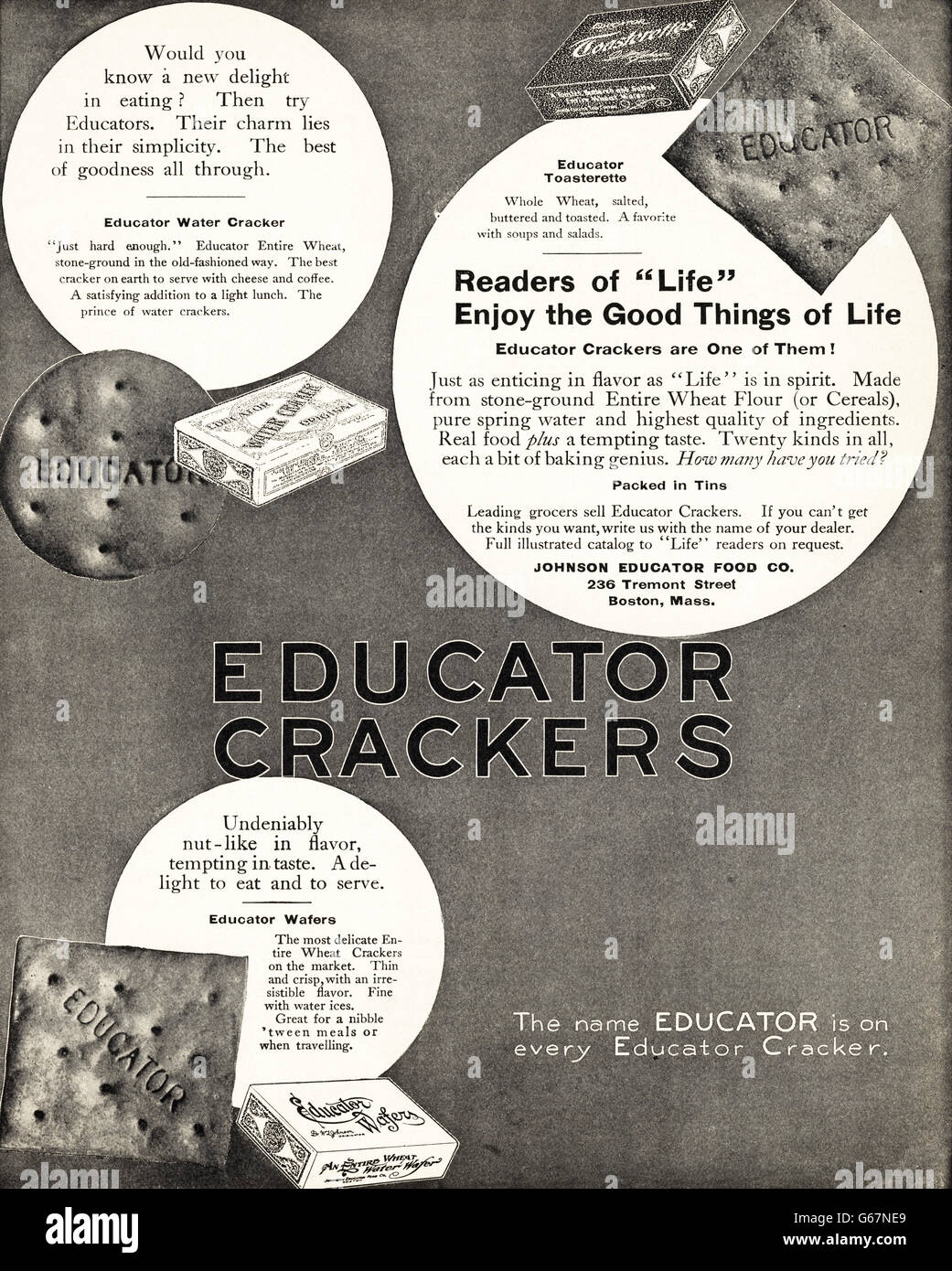 Original old vintage American magazine advert from the Edwardian era ...