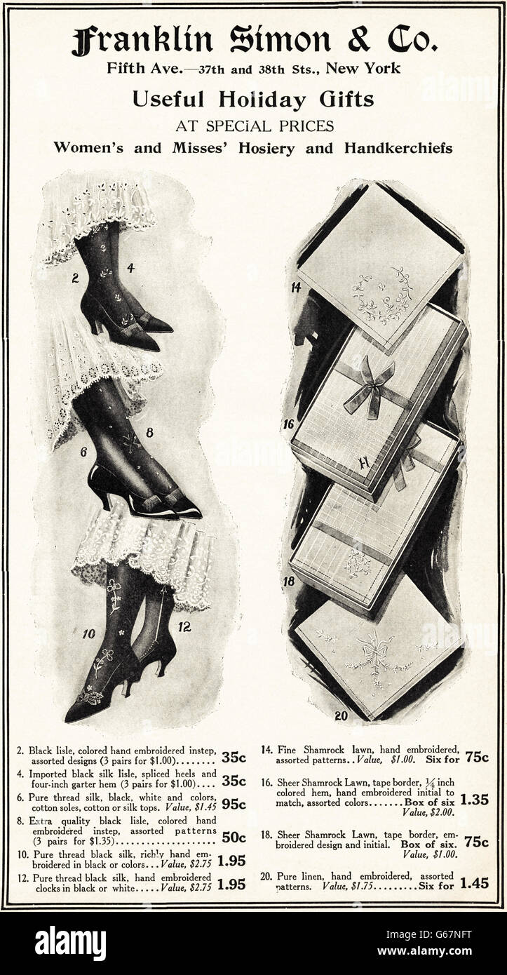 Original old vintage American magazine advert from the Edwardian era ...