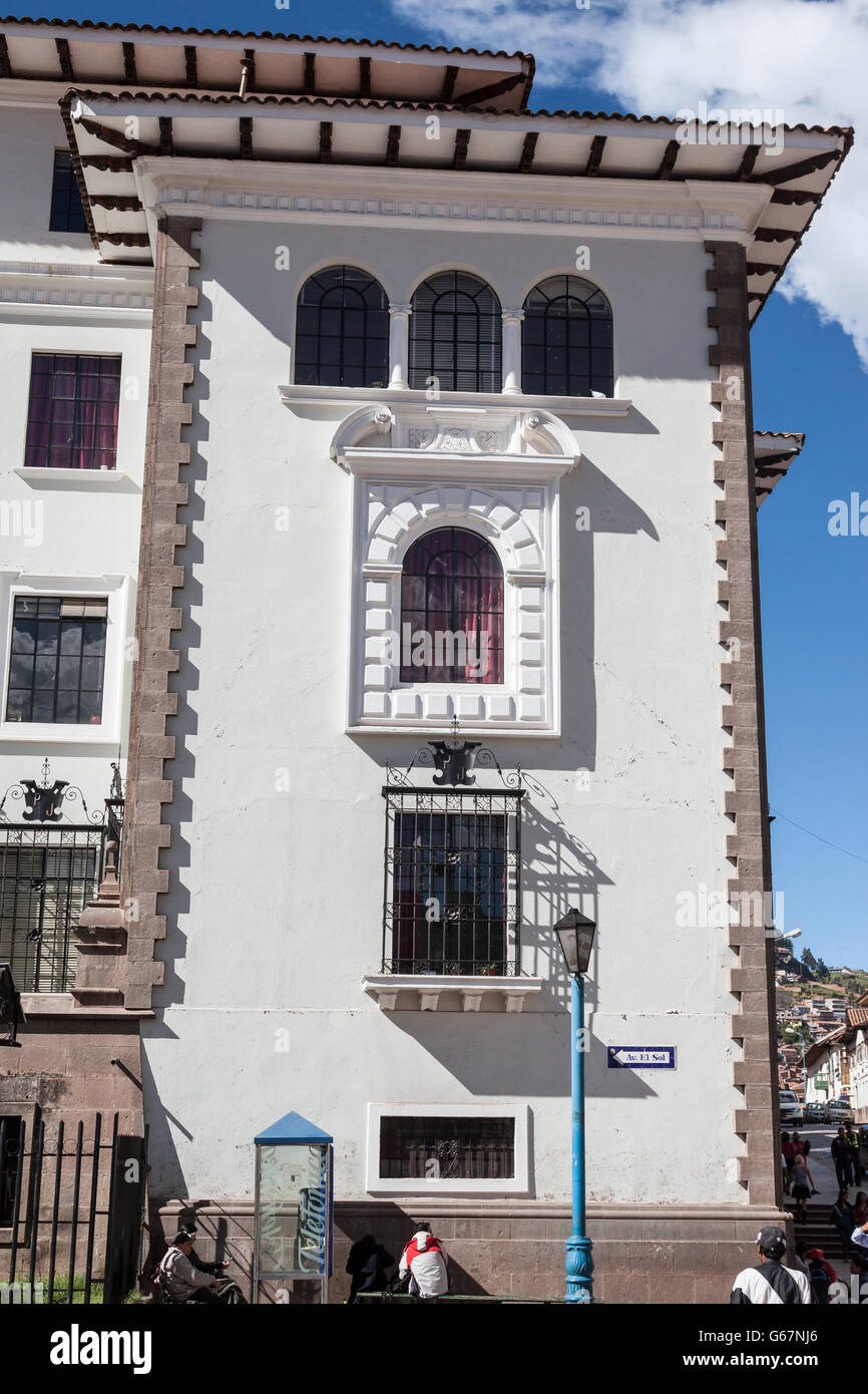 Historical Building Cusco Peru Stock Photo - Alamy