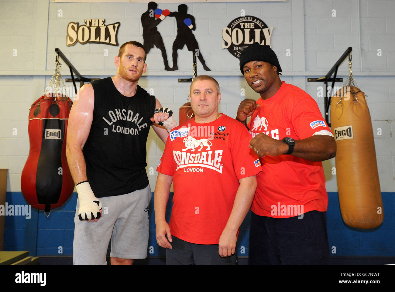 Boxing - David Price Media Workout - Sailsbury ABC Stock Photo - Alamy