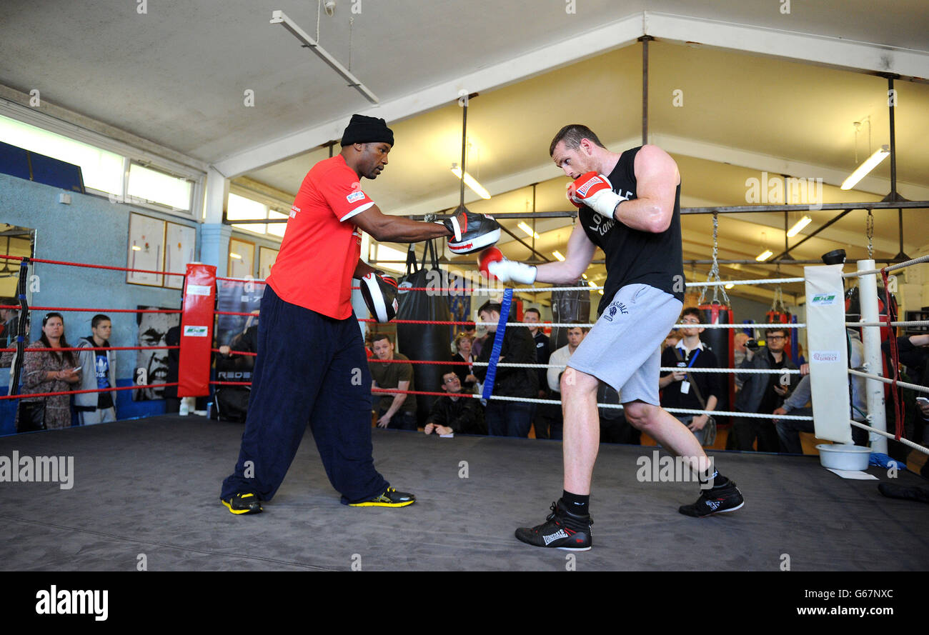 Boxing - David Price Media Workout - Sailsbury ABC. David Price trains ...