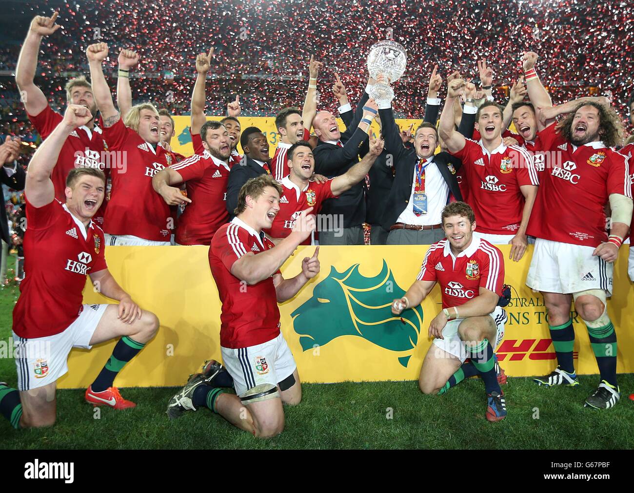 British lions 2013 win hi-res stock photography and images - Alamy