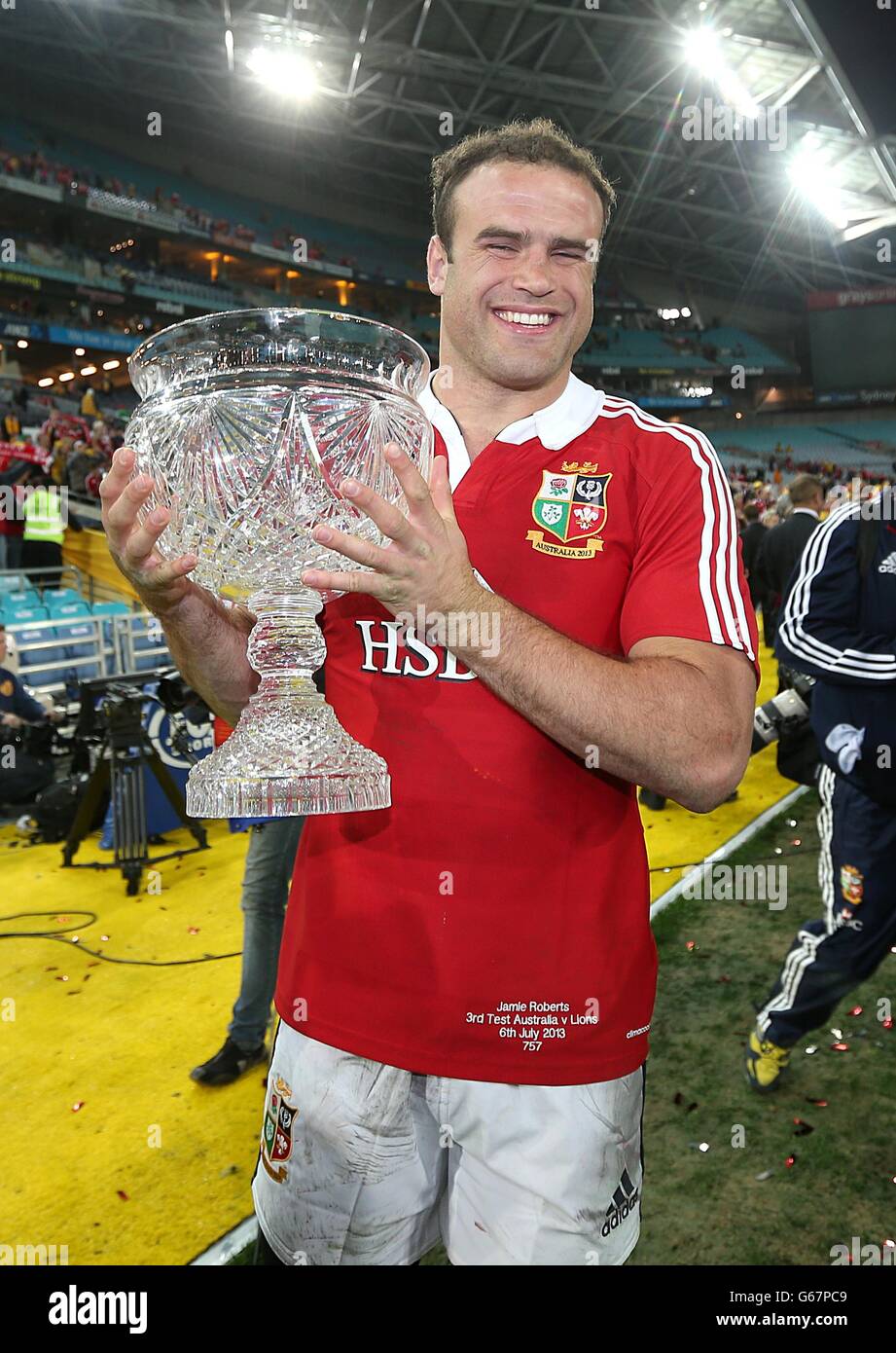 Jamie roberts lions hi-res stock photography and images - Alamy