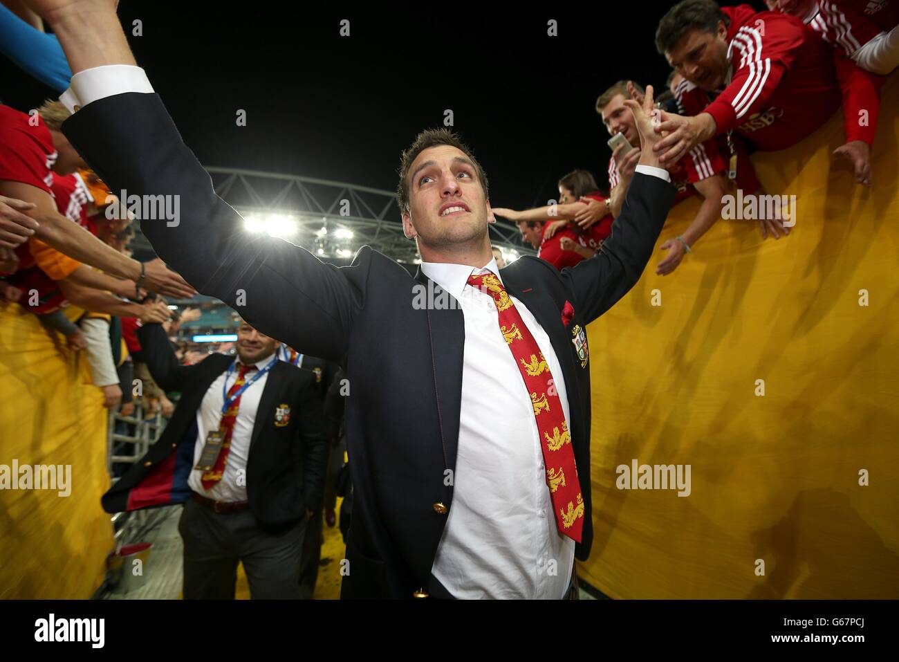 Lions tour rugby fans hi-res stock photography and images - Alamy