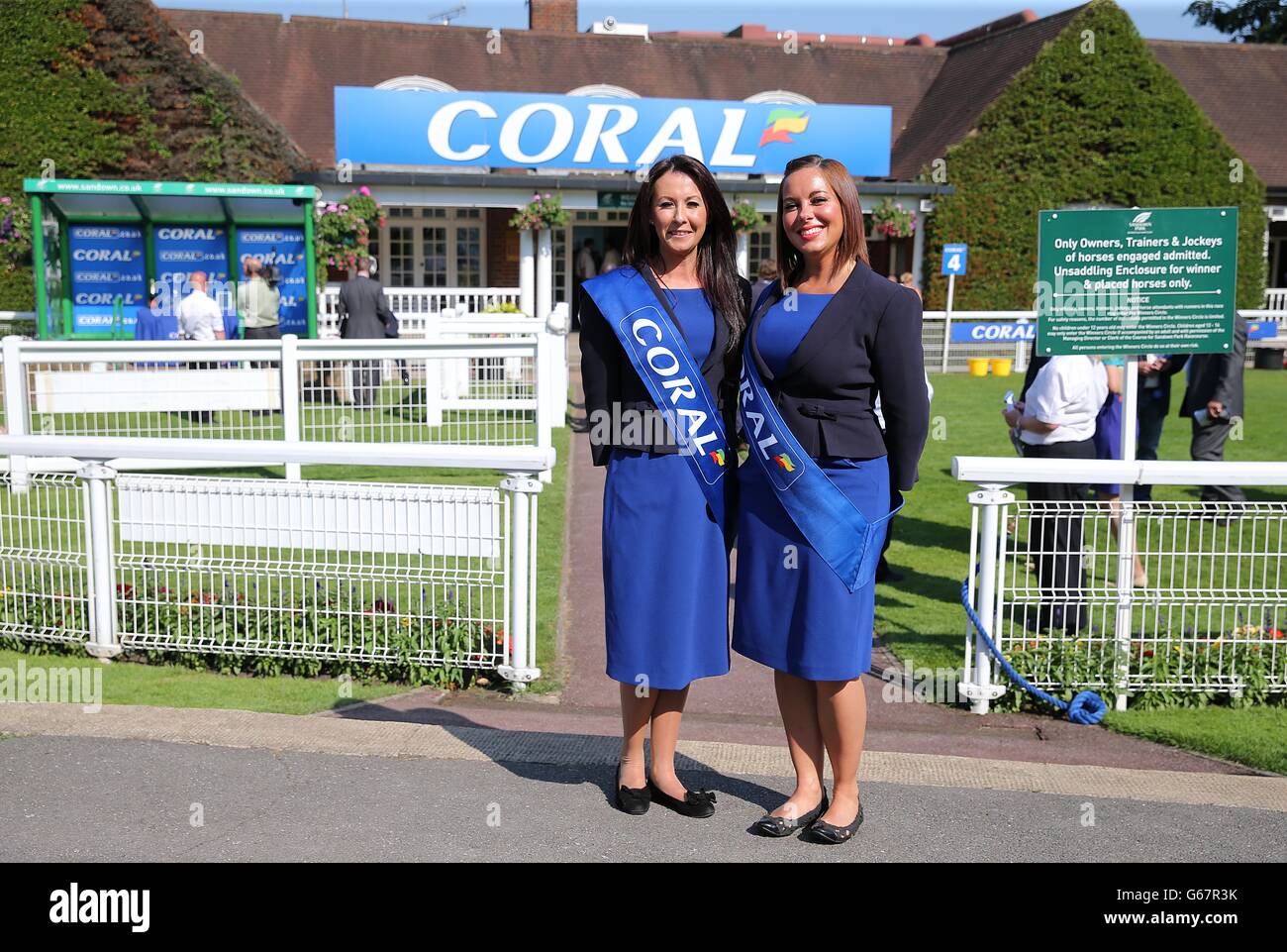 The Coral presentation staff pose for a photograph during Coral-Eclipse ...