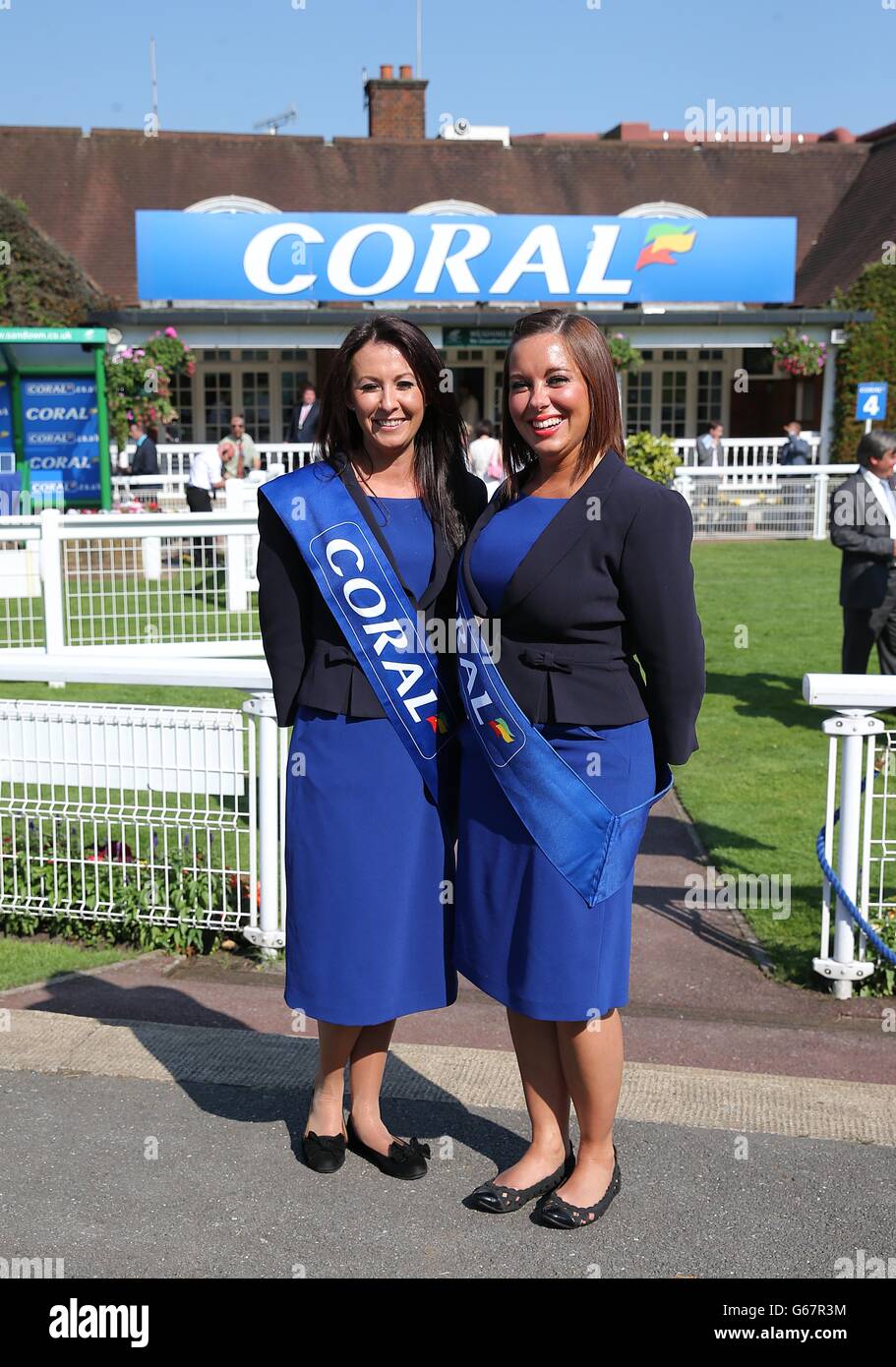 The Coral presentation staff pose for a photograph during Coral-Eclipse ...