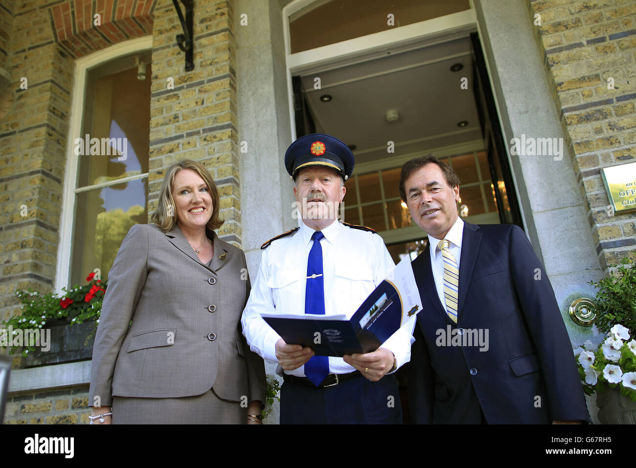 Minister for Justice and Equality Alan Shatter (right) with Garda ...