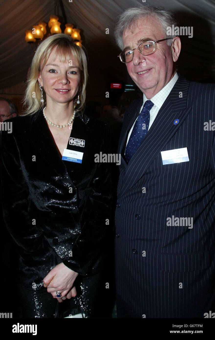 Lady Derby and Sir Bob Scott, Chief Executive of the Liverpool Culture ...