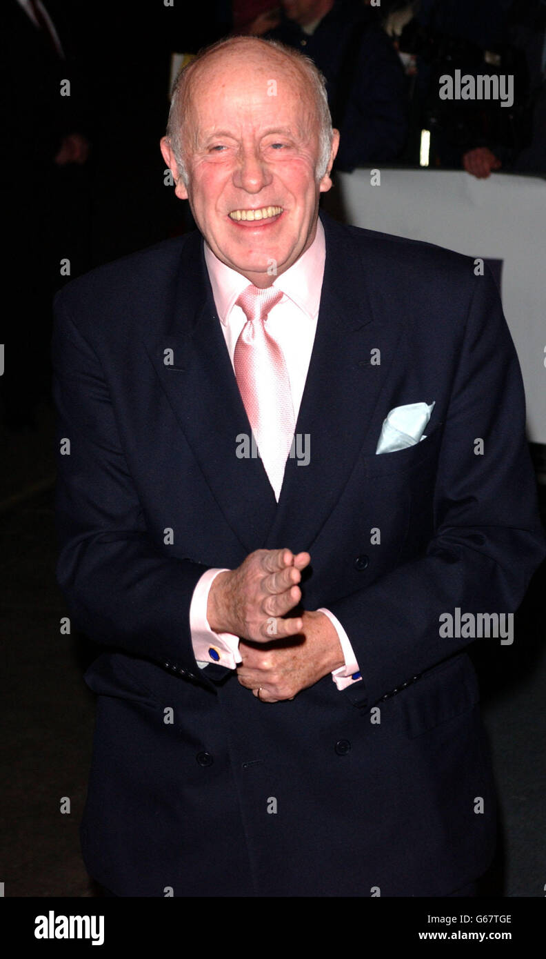 Actor Richard Wilson arriving for the Daily Mirror Pride of Britain ...