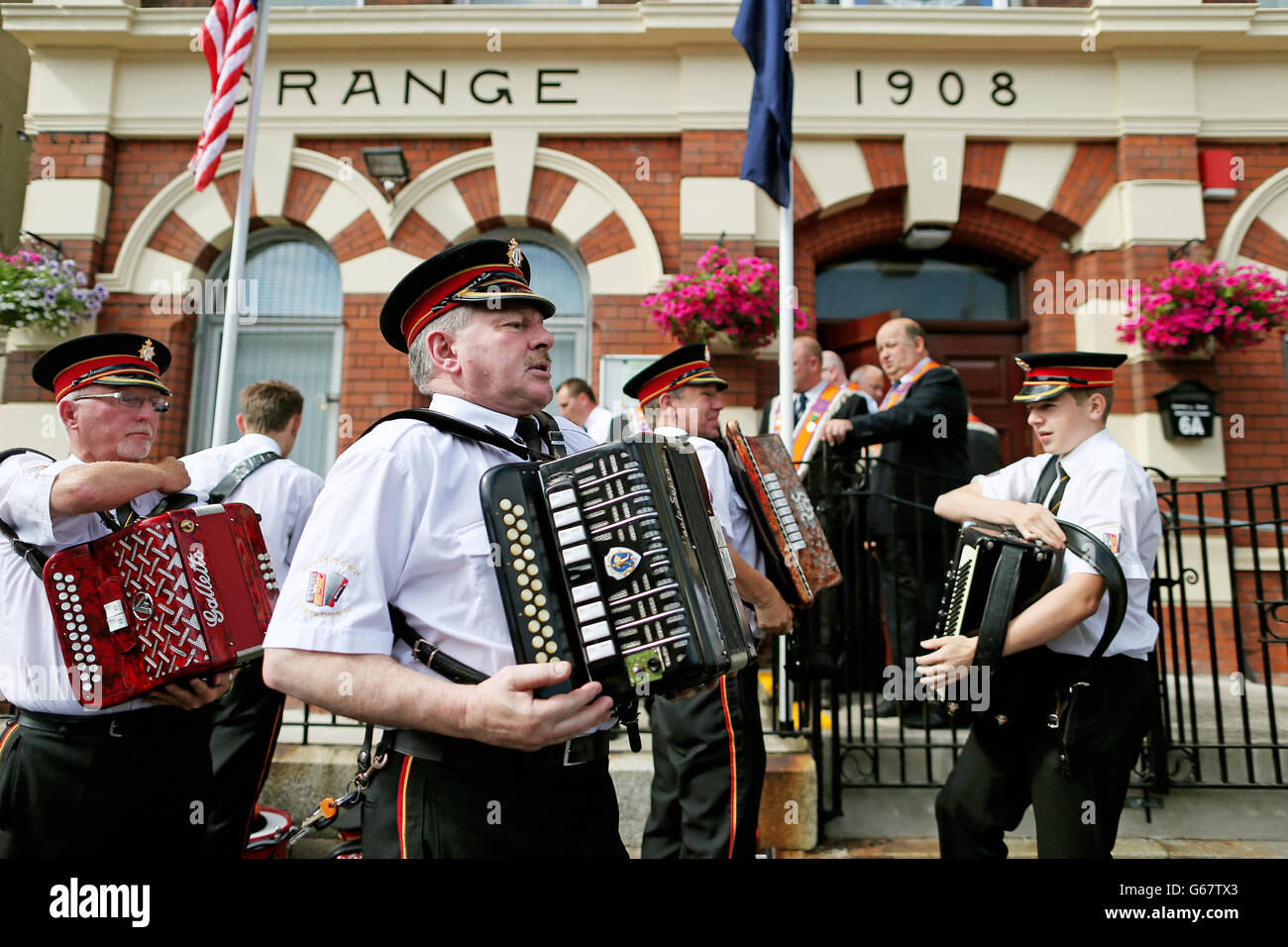The Orange Order Stock Photo - Alamy