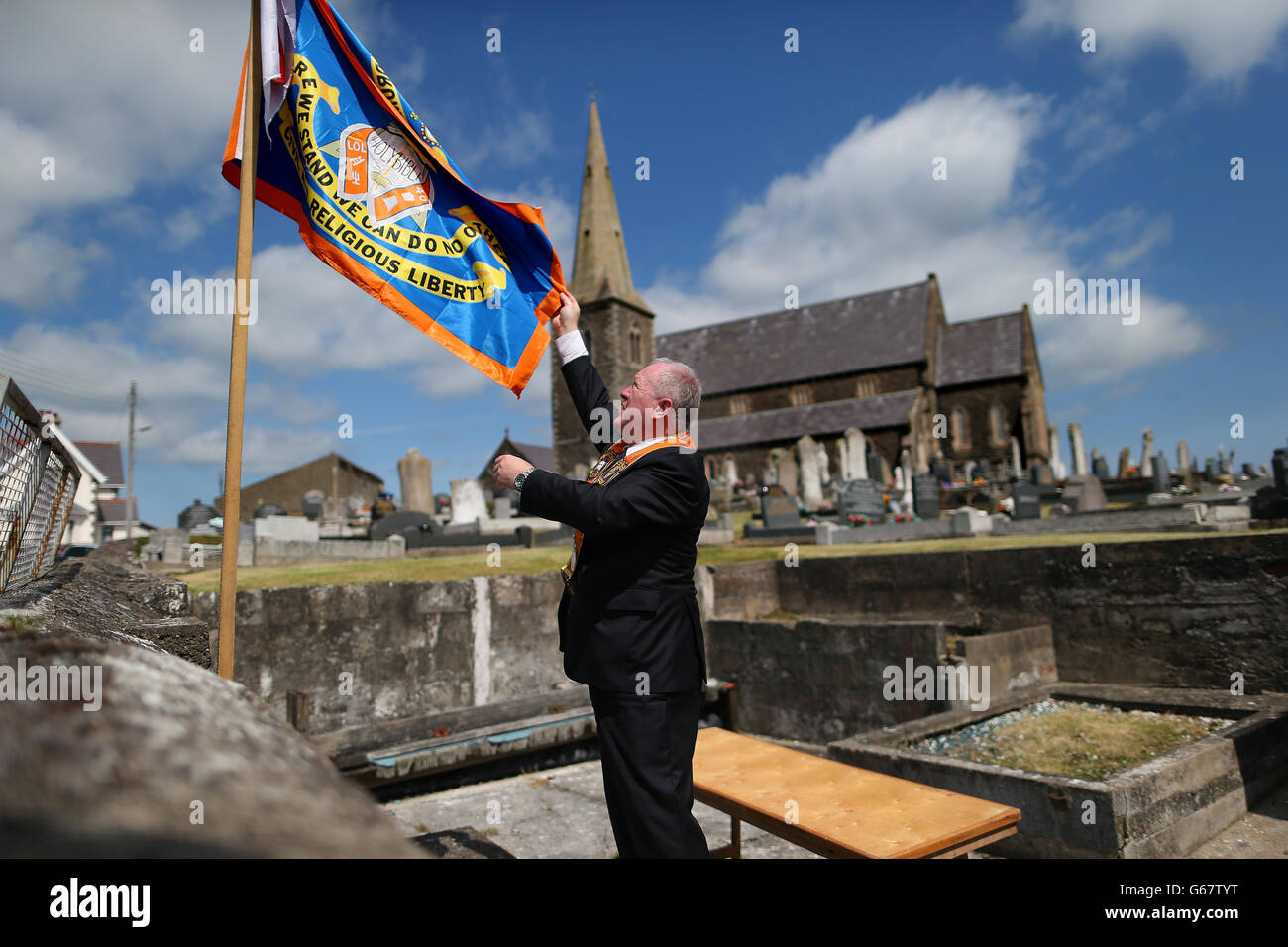 The Orange Order Stock Photo - Alamy