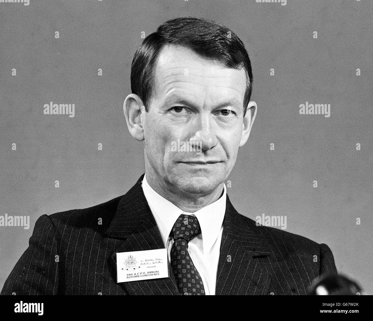 Roger birch chief constable sussex hi-res stock photography and images ...