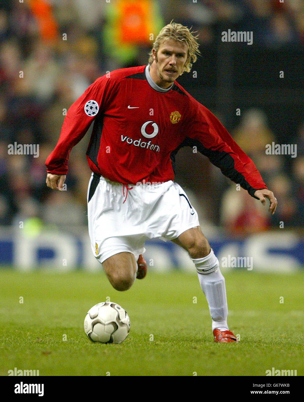 David beckham manchester united 2003 hi-res stock photography and ...