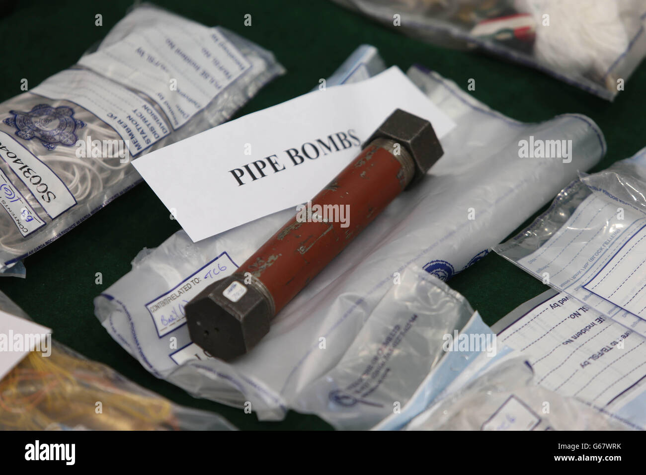 Recovered weapons in Dublin Stock Photo - Alamy