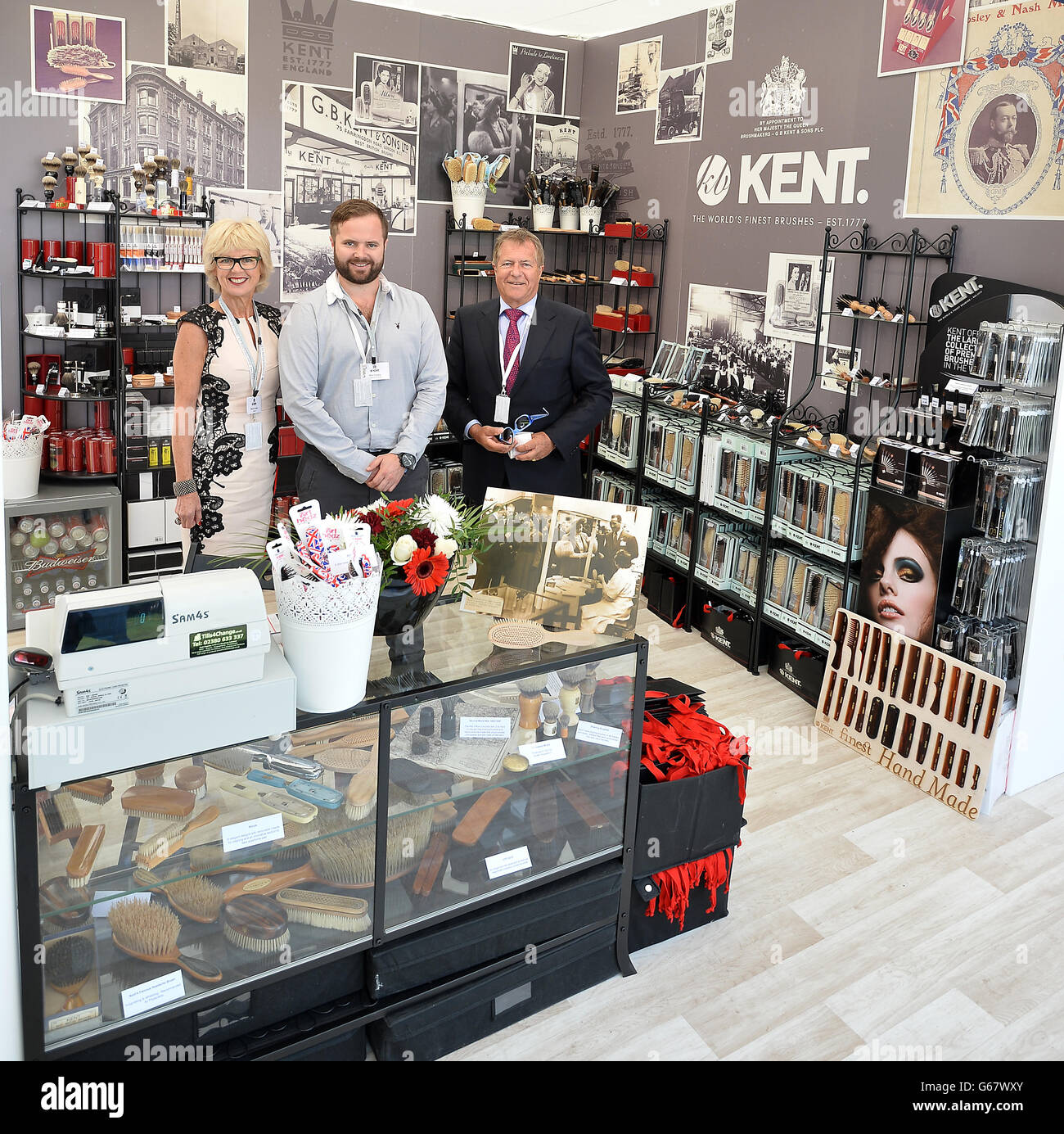 The GB Kent & Sons stall Stalls at Buckingham Palace are showcasing the ...