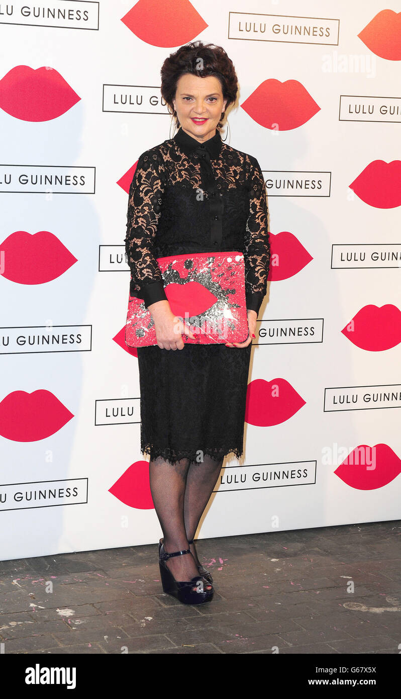 Lulu Guinness Paint Project - London. Lulu Guinness arrives at the ...