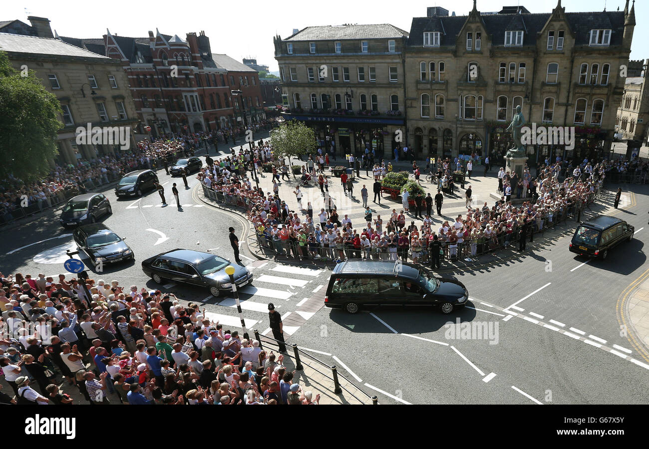 Lee Rigby funeral Stock Photo - Alamy