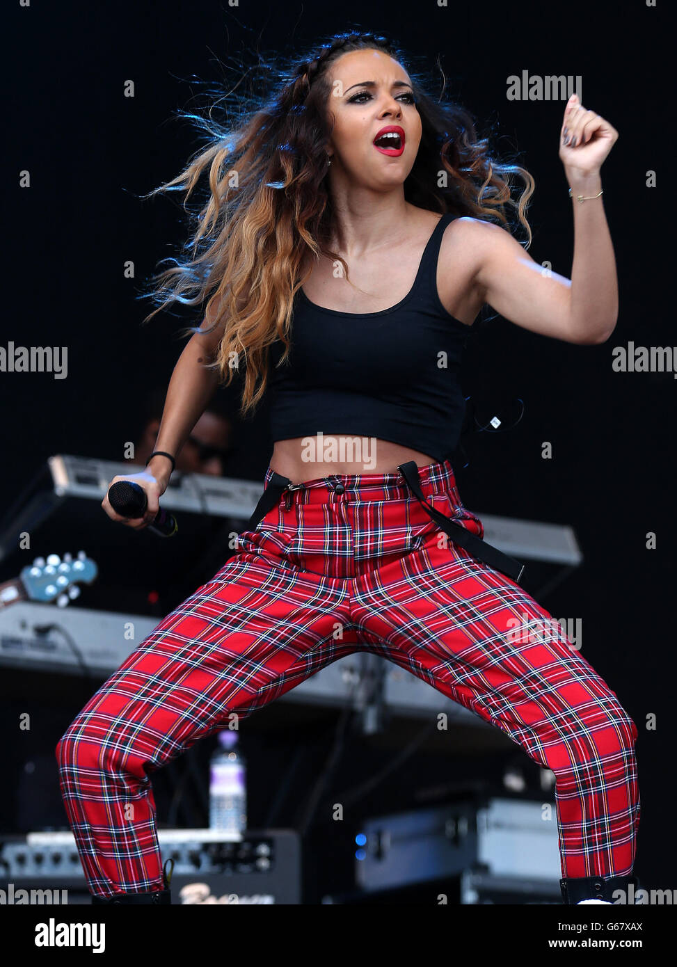 Jade Thirlwall from Little Mix performing during the 20th T in the Park ...
