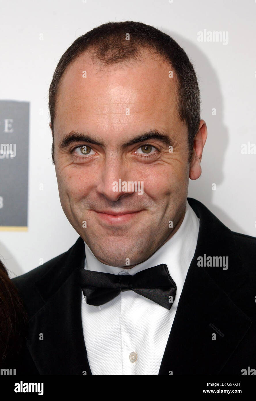 Showbiz actor celebrity head shoulders champagne bow tie james nesbitt ...