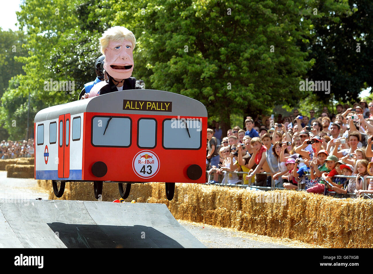 The Red Bull Soapbox Race Stock Photo - Alamy