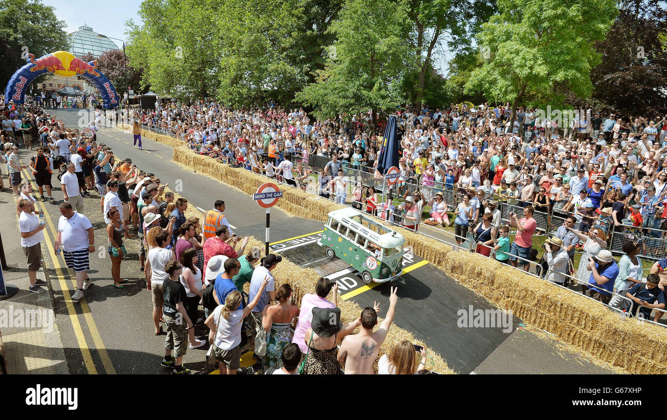 The Red Bull Soapbox Race Stock Photo - Alamy
