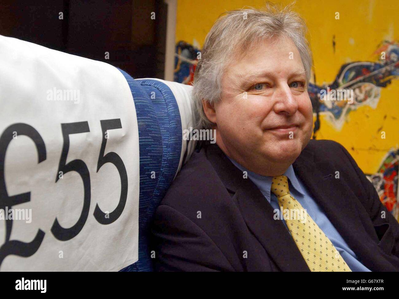 Lars Welinder 'now' airline Stock Photo - Alamy