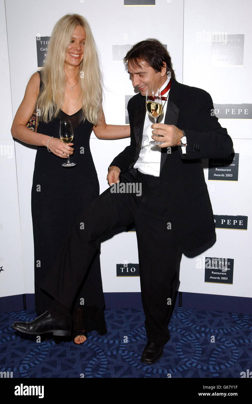 French chef Raymond Blanc arrives for the Tio Pepe/Carlton London ...
