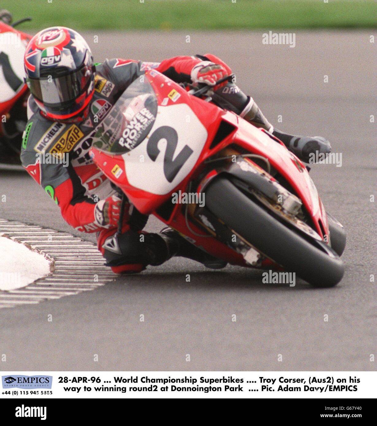 28 apr 96 world championship superbikes troy corser hi-res stock ...