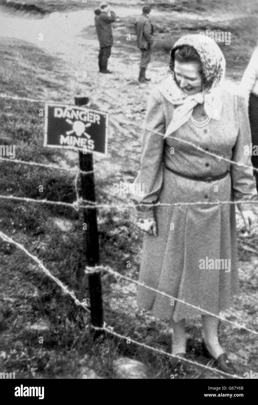 Margaret thatcher falklands hi-res stock photography and images - Alamy