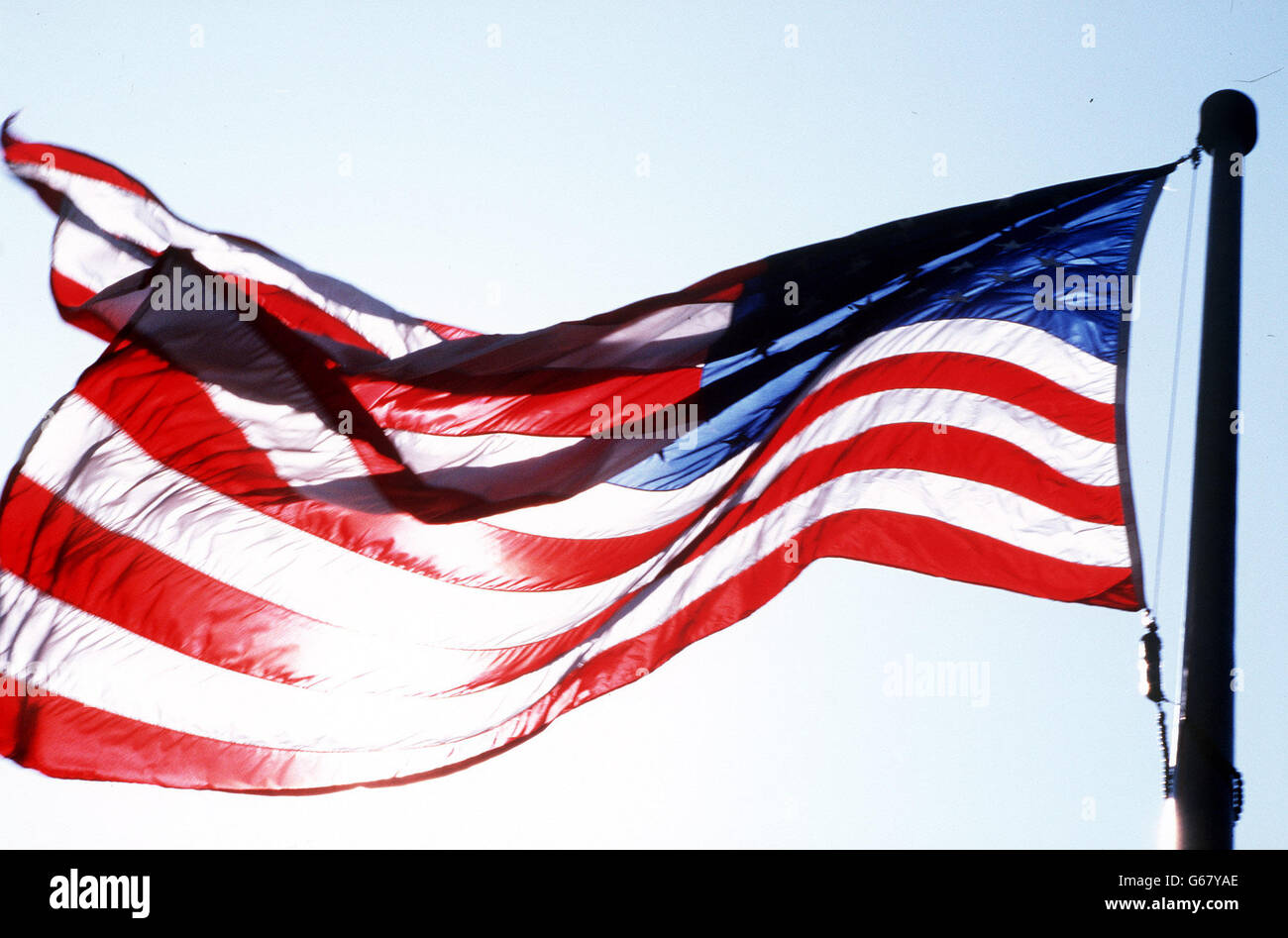 Stars and stripes flag. The American flag, the Stars and Stripes Stock ...