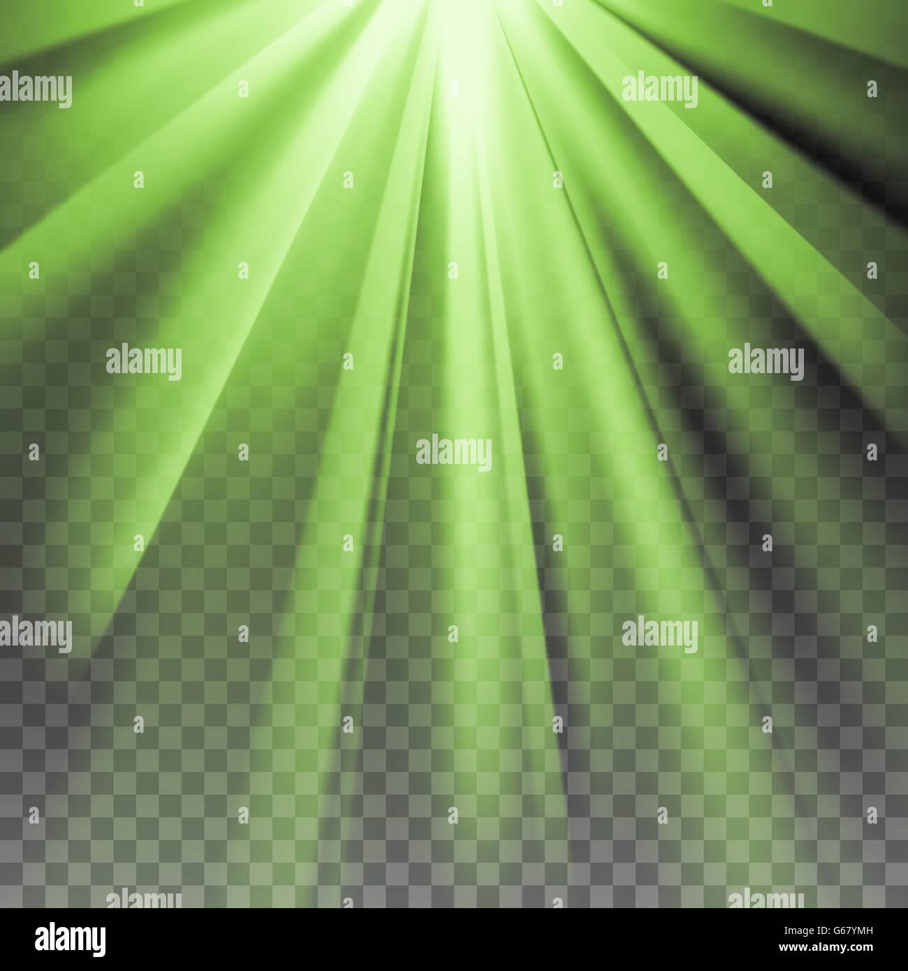 Green flare rays Stock Vector Image & Art - Alamy