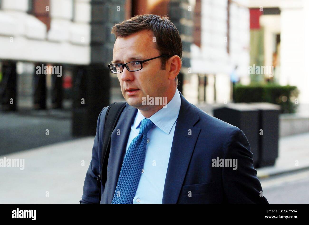 Former editor of the News of the World Andy Coulson arrives at the Old ...