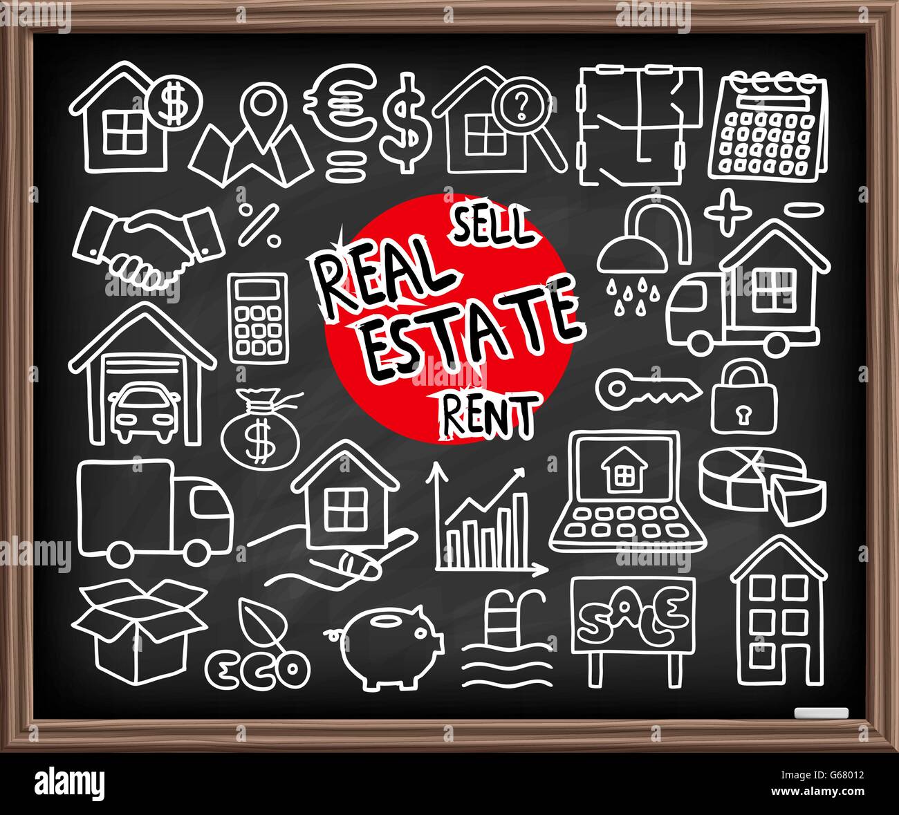 Vintage real estate map hi-res stock photography and images - Alamy