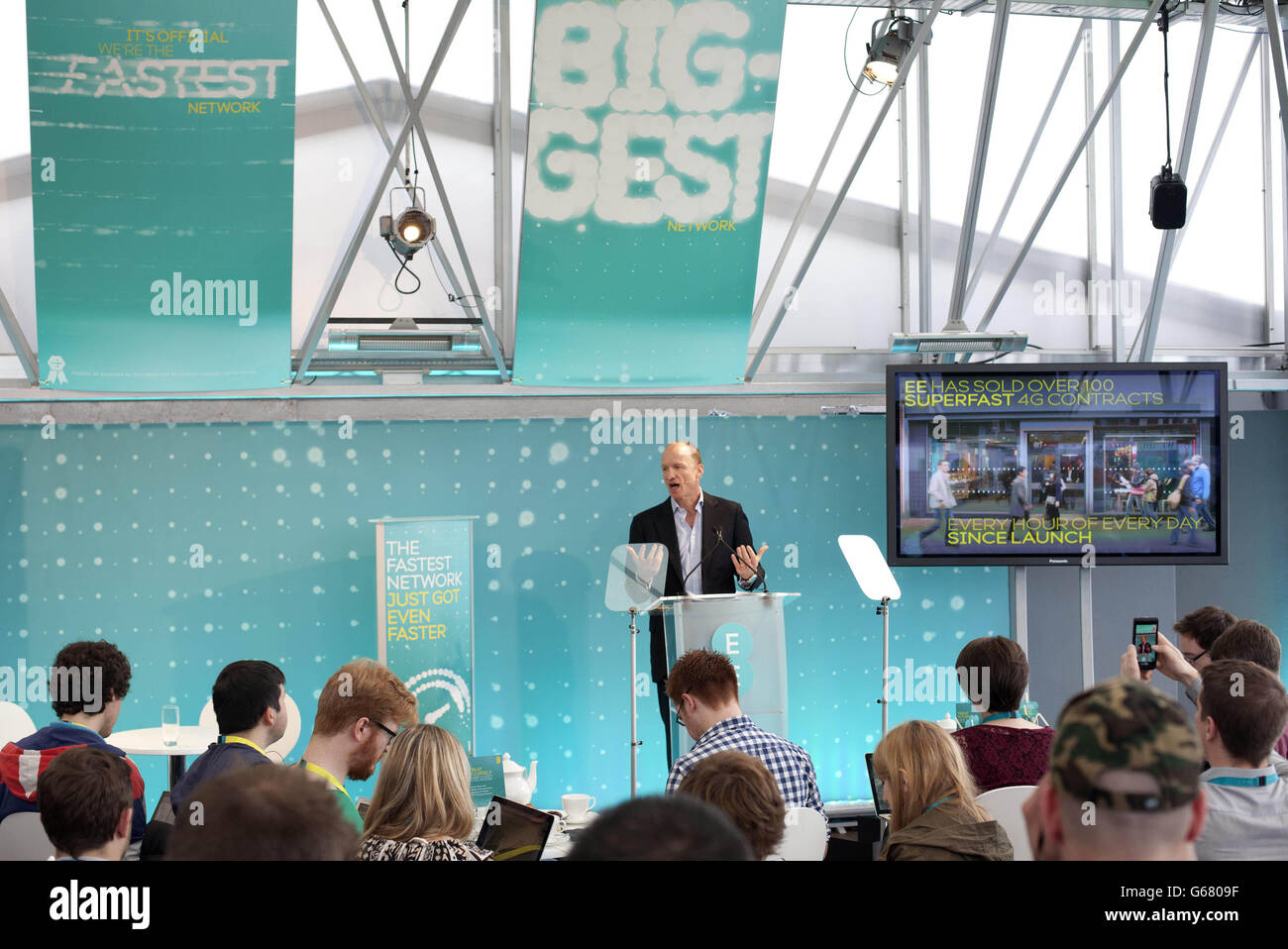Olaf Swantee, EE CEO unveils his company's next generation services at ...