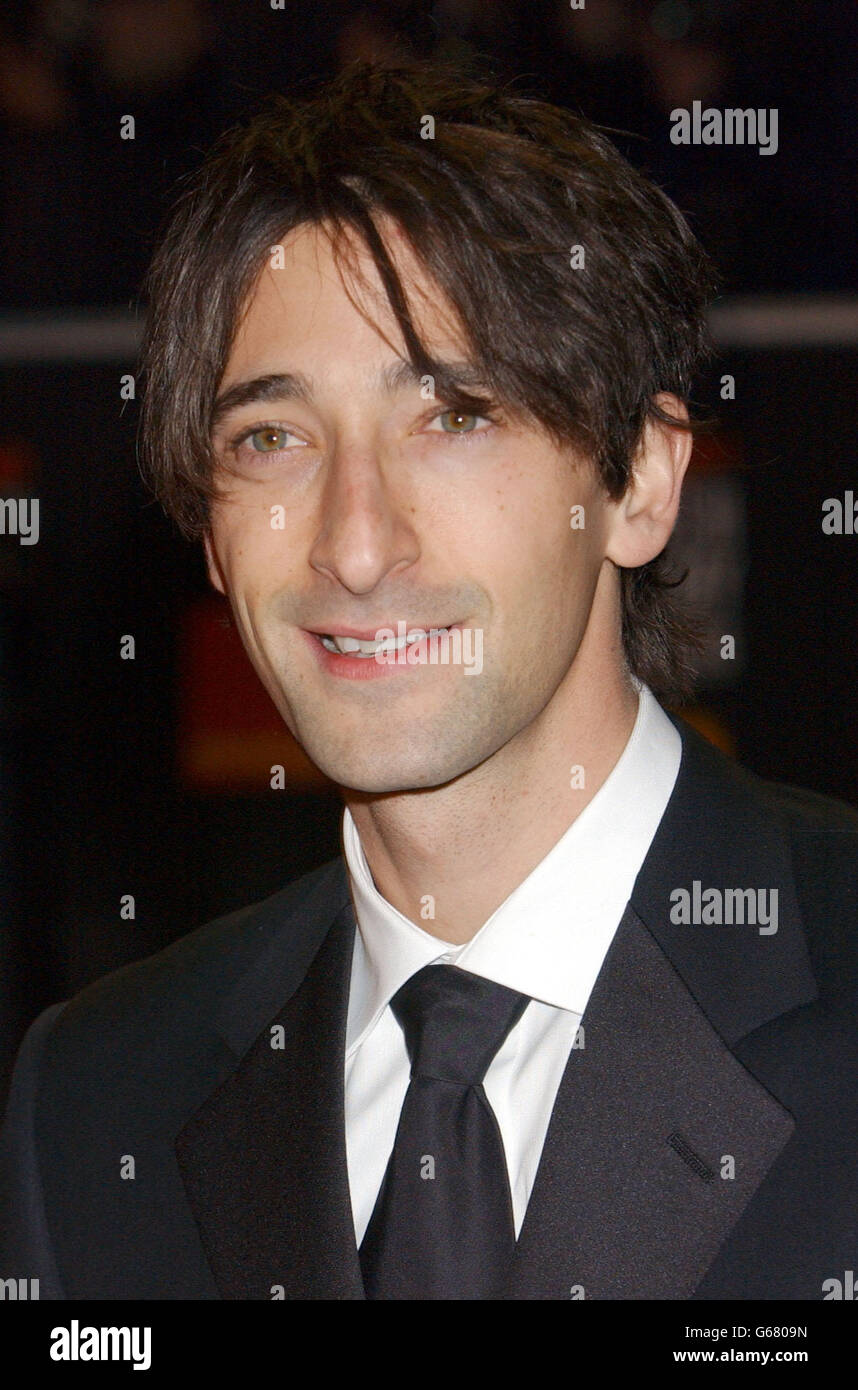 Actor Adrien Brody arriving for The Orange British Academy Film Awards ...