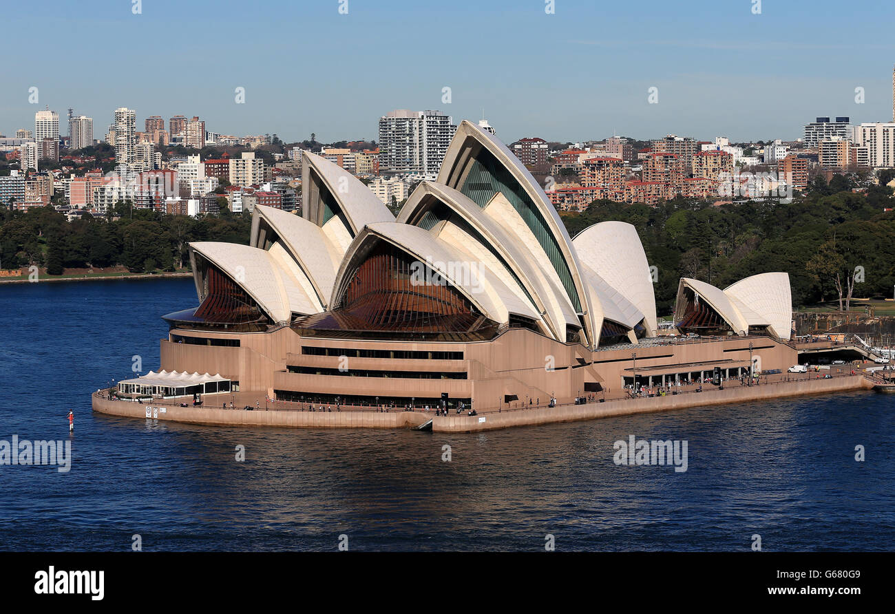 City Views - Sydney. A general view of the Sydney Opera House Stock ...