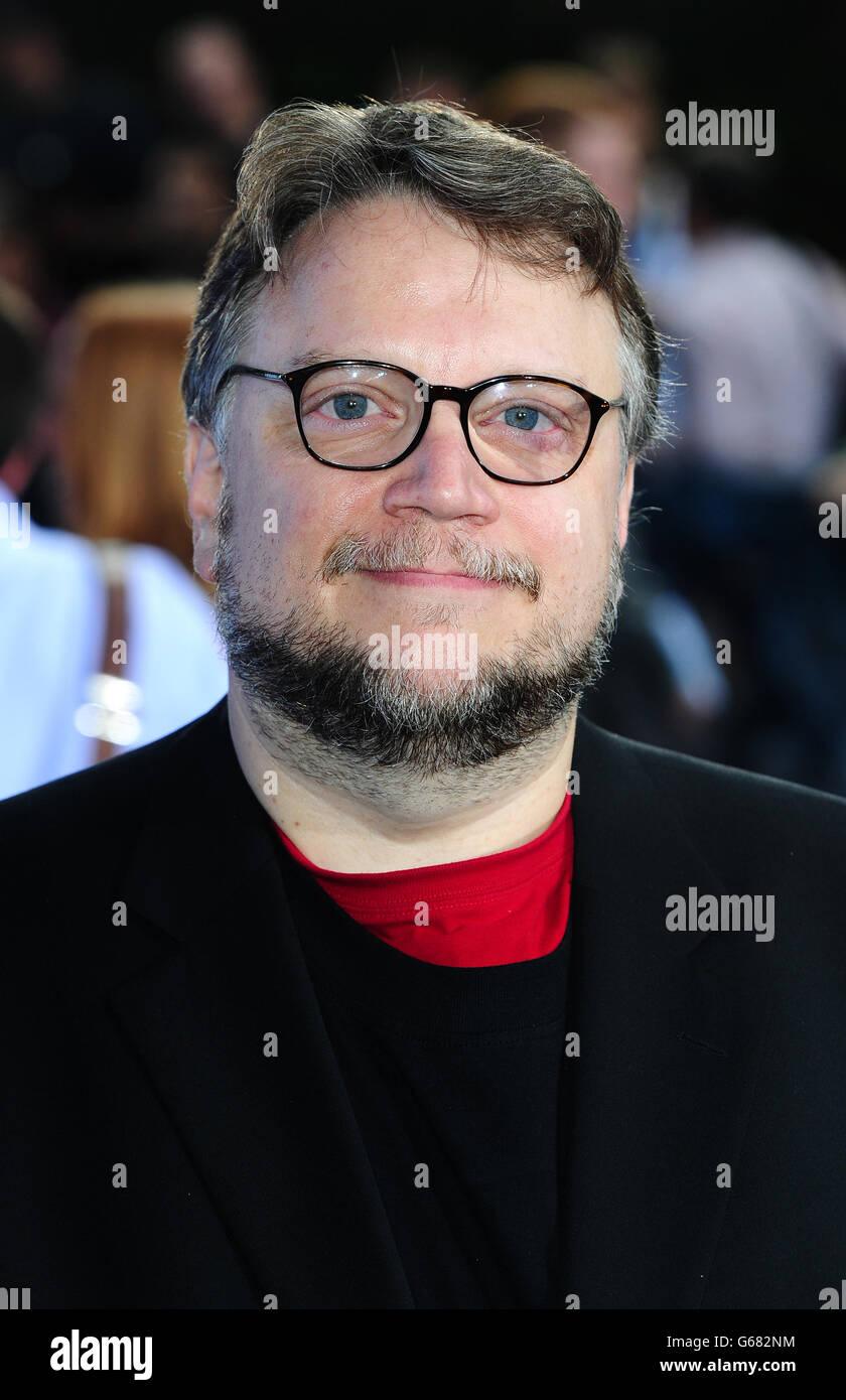 Guillermo Del Toro arriving for the European premiere of Pacific Rim at ...