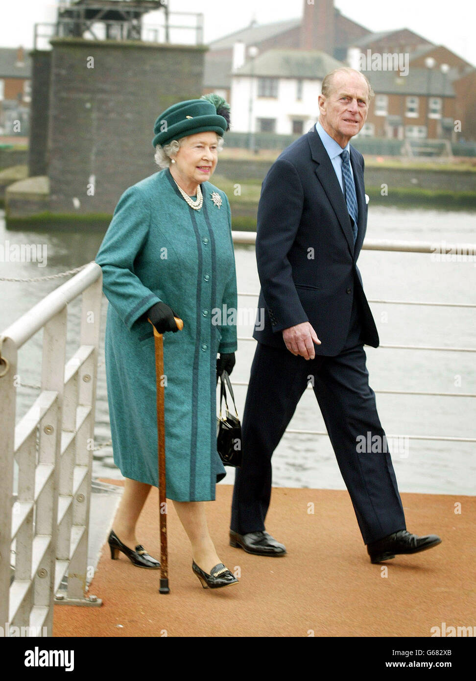 The Queen Visits Belfast Stock Photo - Alamy