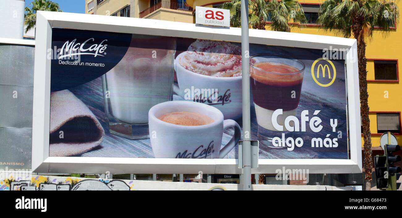 Macdonalds advert hi-res stock photography and images - Alamy