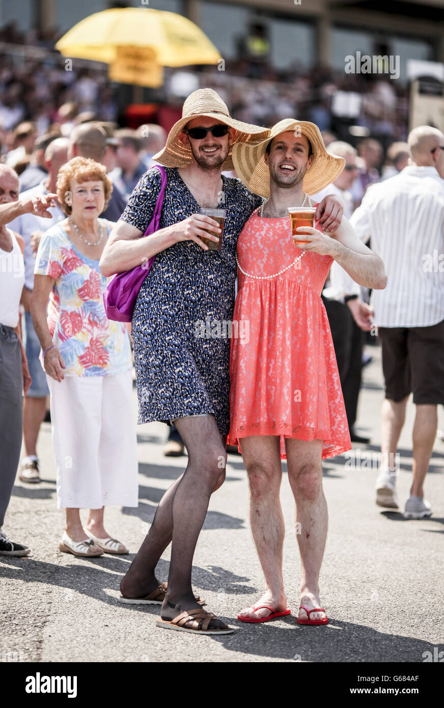 Cross dressing men sport hi-res stock photography and images - Alamy