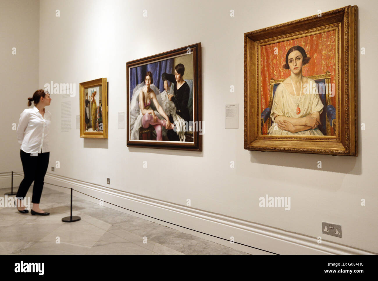 Dame Laura Knight exhibition Stock Photo - Alamy
