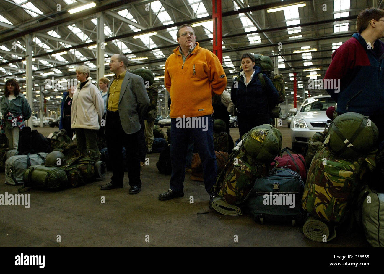 Reservists - Chetwynd Barracks Stock Photo - Alamy