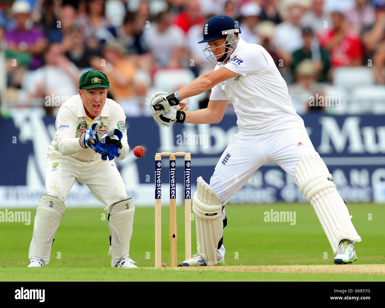 England's Jonny Bairstow during day one of the First Investec Ashes ...