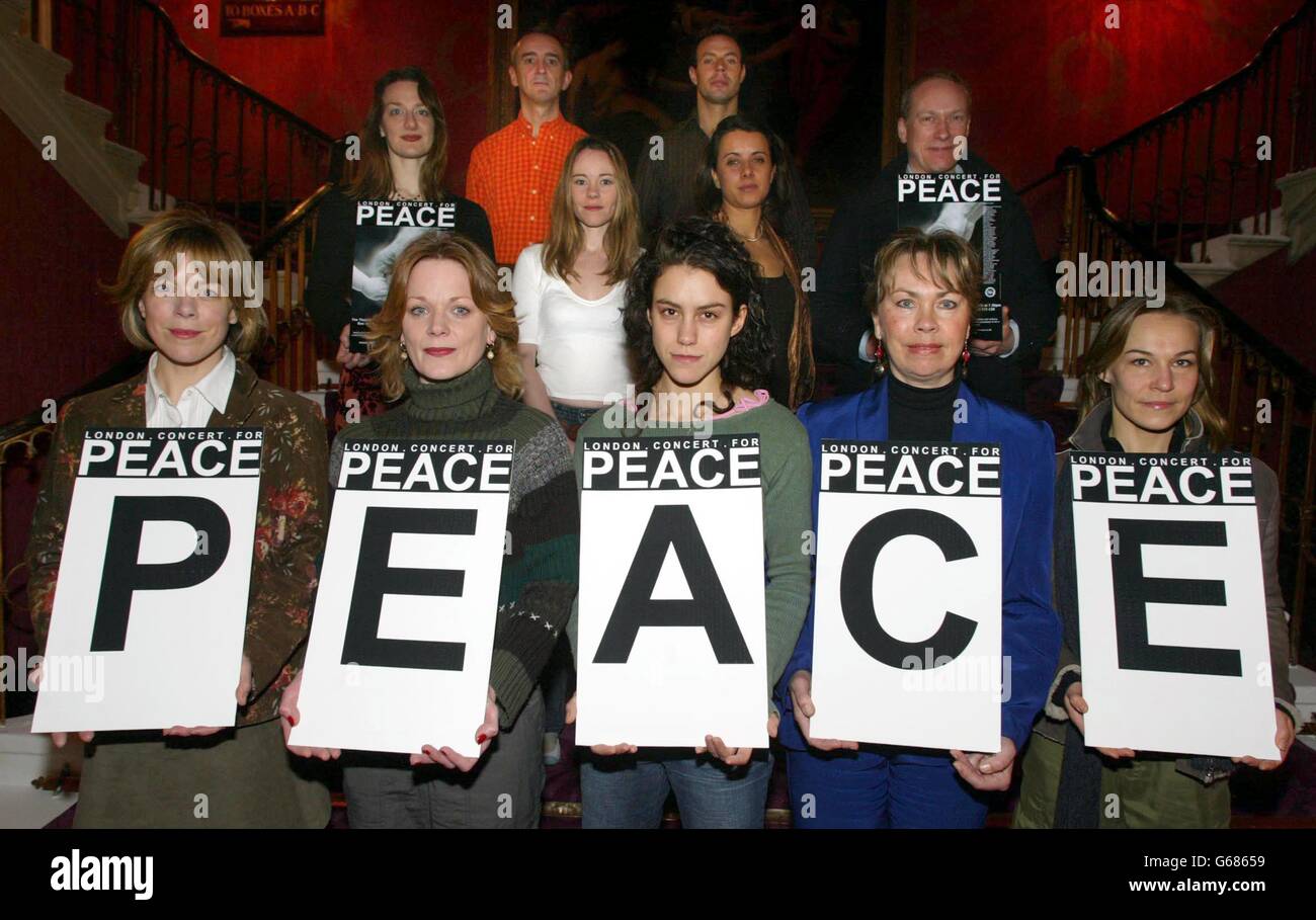 Peace concert promotion Stock Photo - Alamy