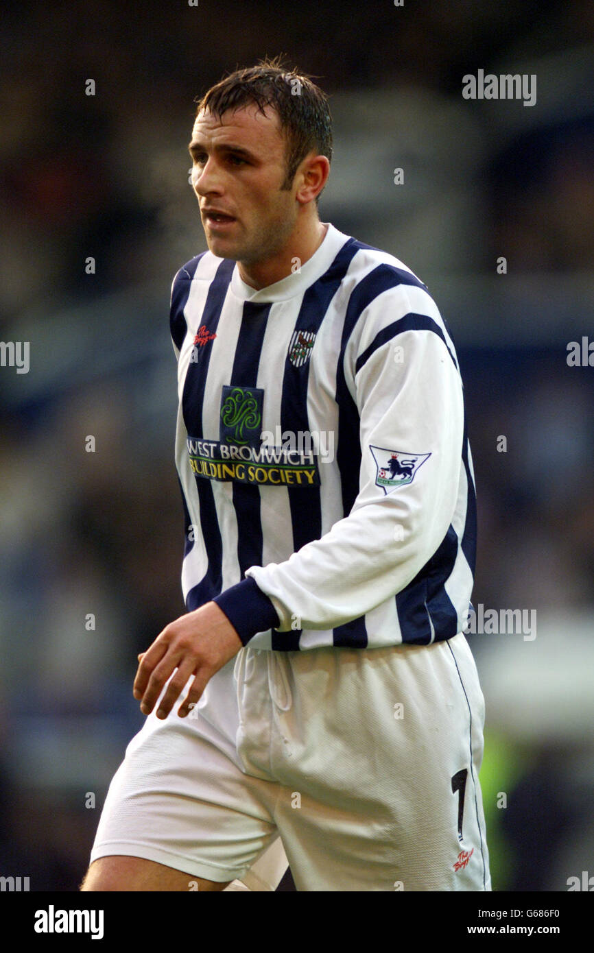 Ronnie Wallwork in action for West Bromwich Albion against Bradford ...