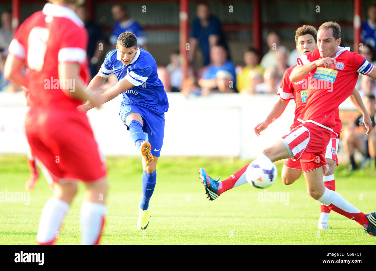 Soccer - Pre-Season Friendly - Accrington Stanley v Everton - Crown ...
