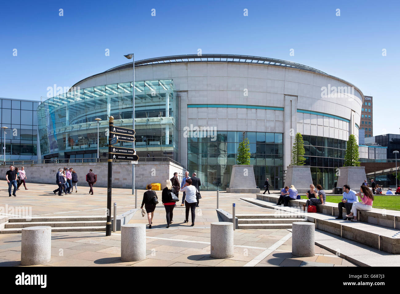 Waterfront Hall, Belfast Stock Photo - Alamy