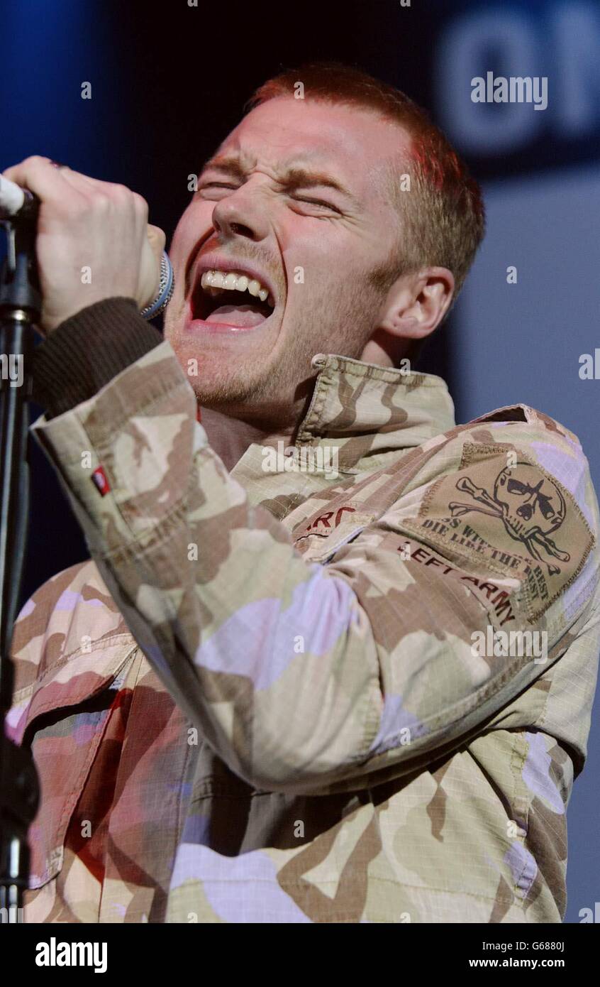 Keating - One Big No Anti-War Concert Stock Photo - Alamy